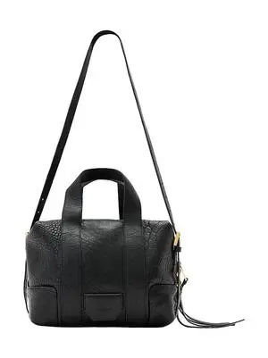 ALLSAINTS Ares G Compact Leather Crossbody - Black