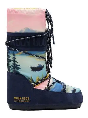 Moon Boot Icon Postcard Boots - Midnight