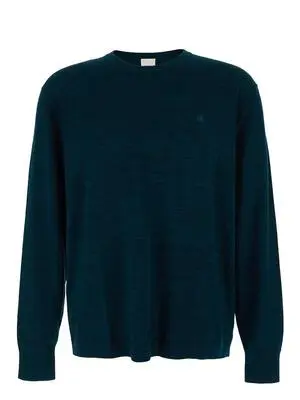 Calvin Klein Crewneck Wool Sweater - Blue