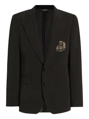 Dolce & Gabbana Single-breasted Sicilia Light Jacket - Black