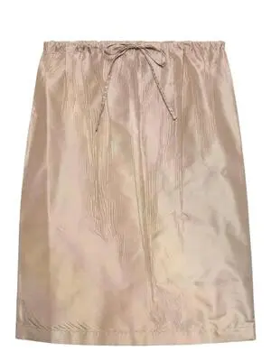 Prada Midi Pencil Skirt - Neutrals