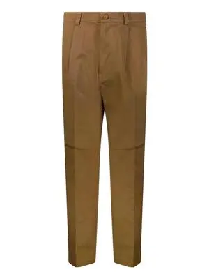 EAST HARBOUR SURPLUS Pleated Trousers - Brown