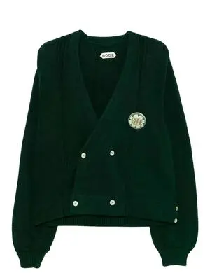BODE Double-breasted Cardigan - Green