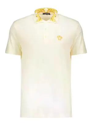 Versace Medusa-detail Polo Shirt - Neutrals