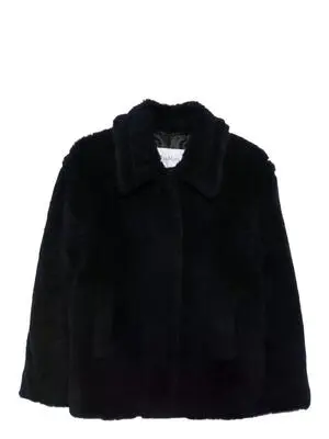 Max Mara Fuggito Teddy-textured Jacket - Blue