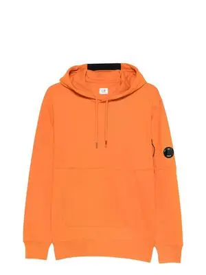 C.P. COMPANY Lens-detail Hoodie - Orange