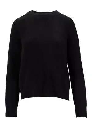 LA ROSE Crew-neck Sweater - Black