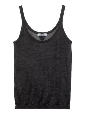 Prada Fine-knit Tank Top - Grey
