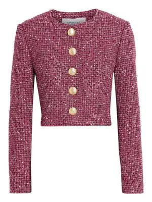 DEREK LAM 10 CROSBY Juliette Cropped Tweed Jacket