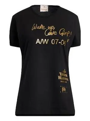 VIVIENNE WESTWOOD Cotton Jersey T-shirt - Black