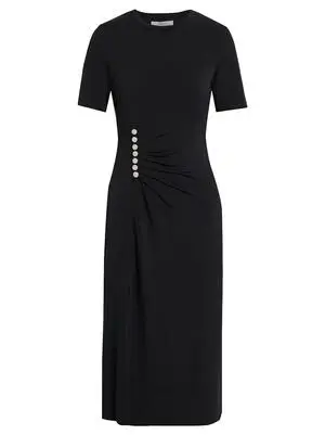 Derek Lam 10 Crosby Lucille Studded Stretch-jersey Midi Dress - Black