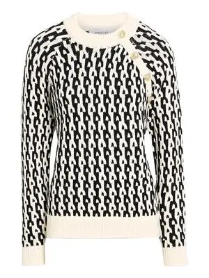 Derek Lam 10 Crosby Sawyer Jacquard-knit Cotton-blend Sweater - Black