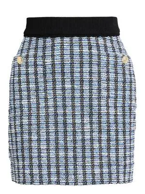 DEREK LAM 10 CROSBY Alira Checked Jacquard-Knit Mini Skirt