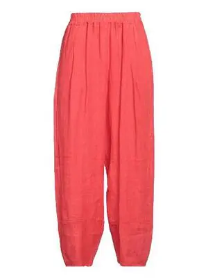 ALESSIA SANTI Tapered Linen Pants - Tomato Red