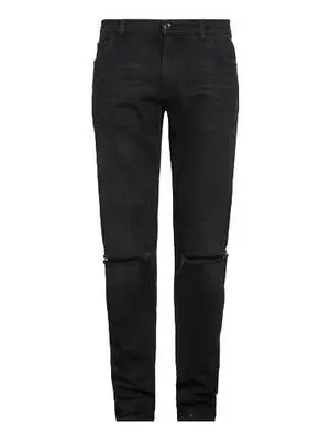 Dolce & Gabbana Skinny Jeans With Distressed Details - Black