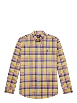 Polo Ralph Lauren Checked Cotton Shirt - Yellow