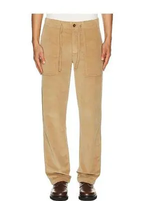 Faherty Brand Stretch Terry Corduroy Utility Pant - Barley