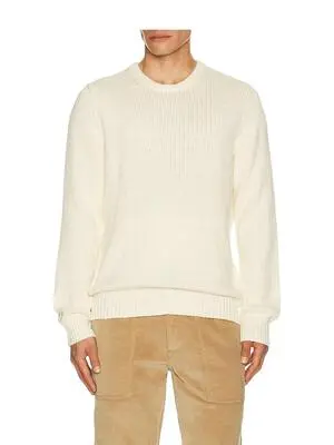 Faherty Brand Heirloom Crew Neck Sweater - Bone