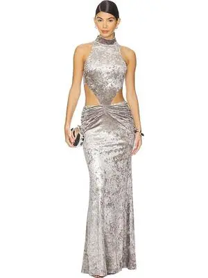 Delfi Zarina Dress - Silver