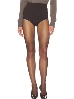 Wolford Seamless Essential Shorts - Dark Wood