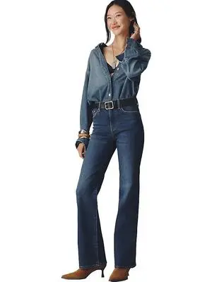 PISTOLA Evie High-rise Wide-leg Jeans - Penthouse