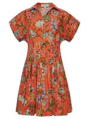 CARA CARA Nash Printed Mini Shirtdress
