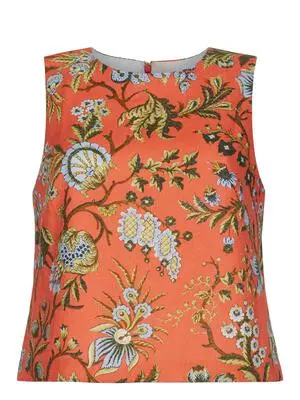 Cara Cara Mackenzie Top - Clover Orange