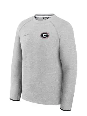 Nike Georgia Tech Fleece Pullover Crew - Grey