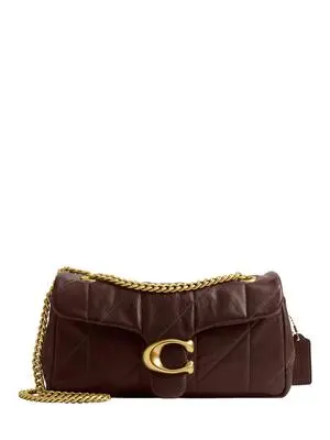 COACH Tabby Shoulder Bag 26 With Quilting Brass/maple