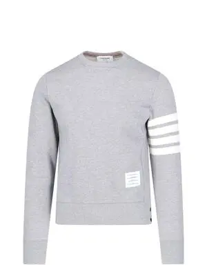 Thom Browne 4-Bar Sweatshirt Gray