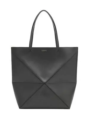 Loewe Puzzle Fold Xl Tote Bag - Grey