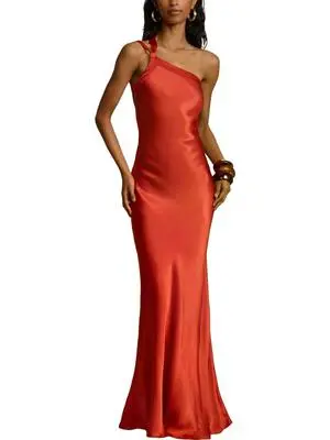 Arcina Ori Monique Asymmetric Gown - Red