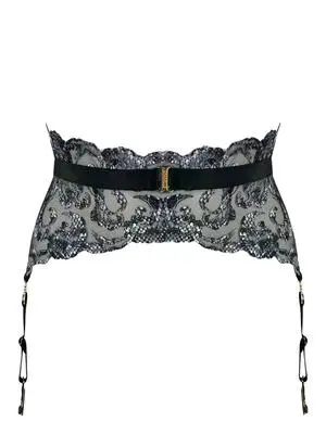 BORDELLE Siren Lace Suspender - Black