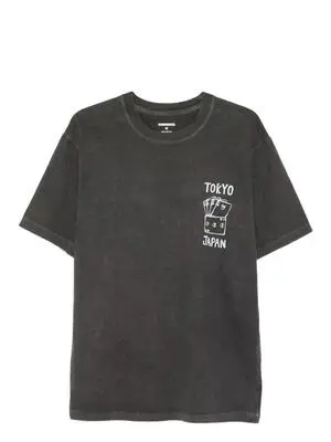 NEIGHBORHOOD Graphic-print Round-neck T-shirt - Black