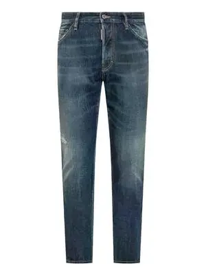 Dsquared2 Distressed Trousers - Blue
