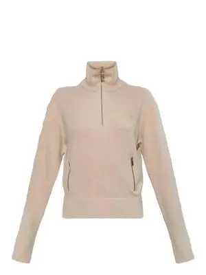Victoria Beckham Half-zip Milano Sweater - Neutrals