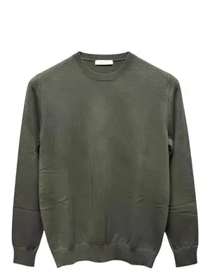 DIKTAT Crew-neck Sweater - Green