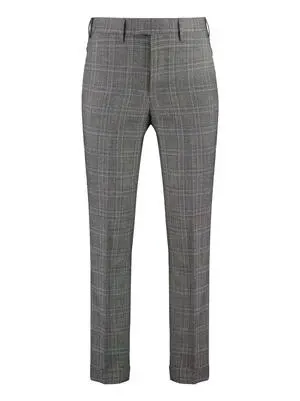 PT TORINO Virgin Wool Trousers - Grey