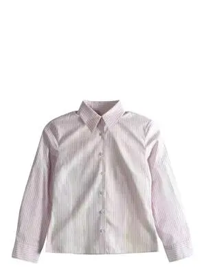 Calvin Klein Striped Button-down Shirt - Pink