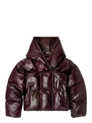 DIESEL® Hooded Padded Jacket - Purple