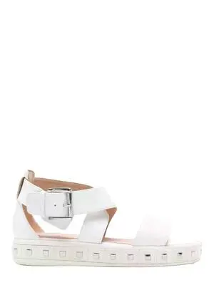 Geox 40mm Leelu Buckled Sandals - White