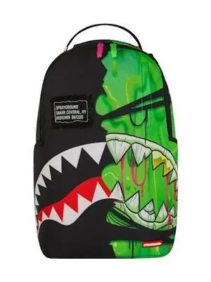 SPRAYGROUND Shark Central Backpack - Black/green
