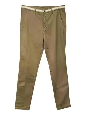 MASON'S Straight-leg Trousers - Green