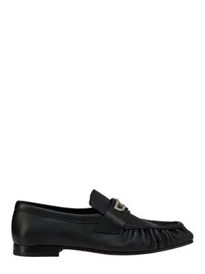 CHRISTIAN LOUBOUTIN Mocallista Leather Loafers - Black