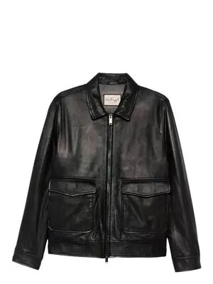 VOLFAGLI FIRENZE Leather Jacket - Black