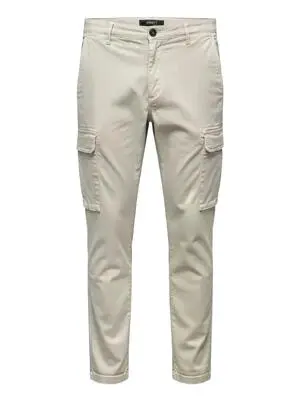 40WEFT Cargo-pockets Straight-leg Trousers - Neutrals
