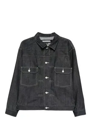 NEIGHBORHOOD Button-fastening Denim Jacket - Blue