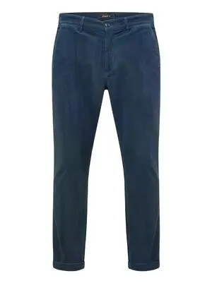 40WEFT Corduroy Straight-leg Trousers - Blue