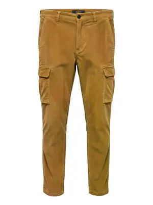 40WEFT Cargo-pockets Straight-leg Trousers - Brown