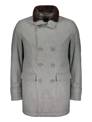 Herno Double-breasted Jacket - Grey